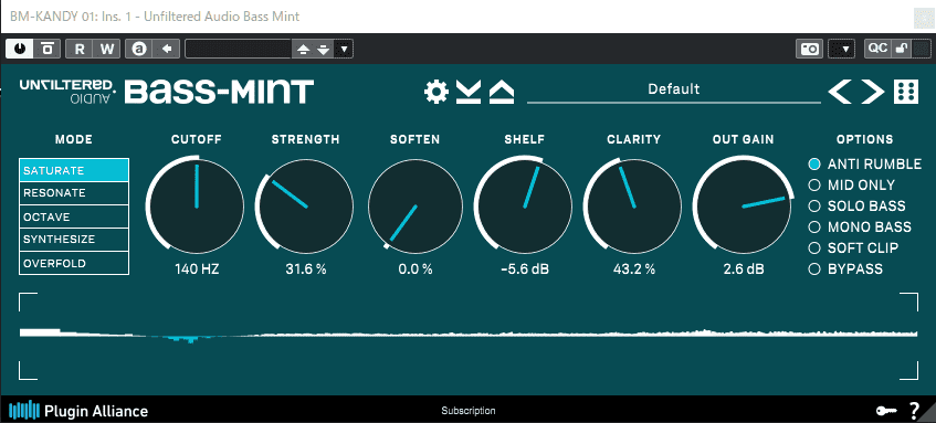 Plugin Alliance Unfiltered Audio Bass Mint 革新的な低域強化ツール 吉田将樹